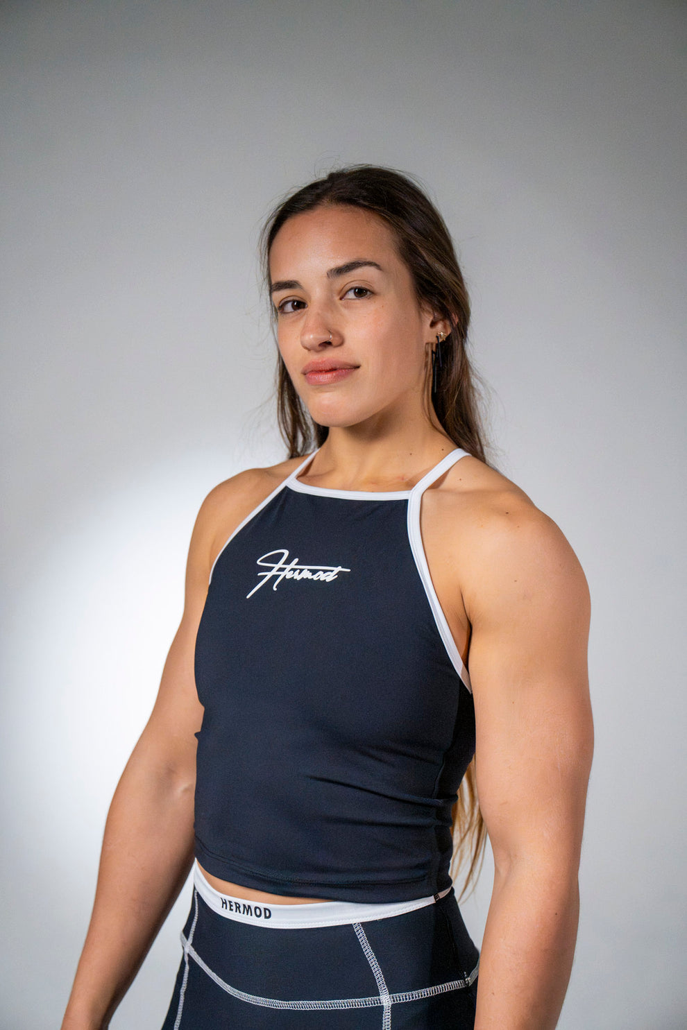 Musculosa Lycra Black – Hermod